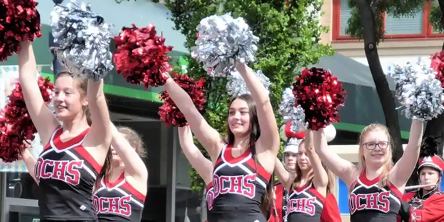 Definition of CHEERLEADER example, synonym & antonym